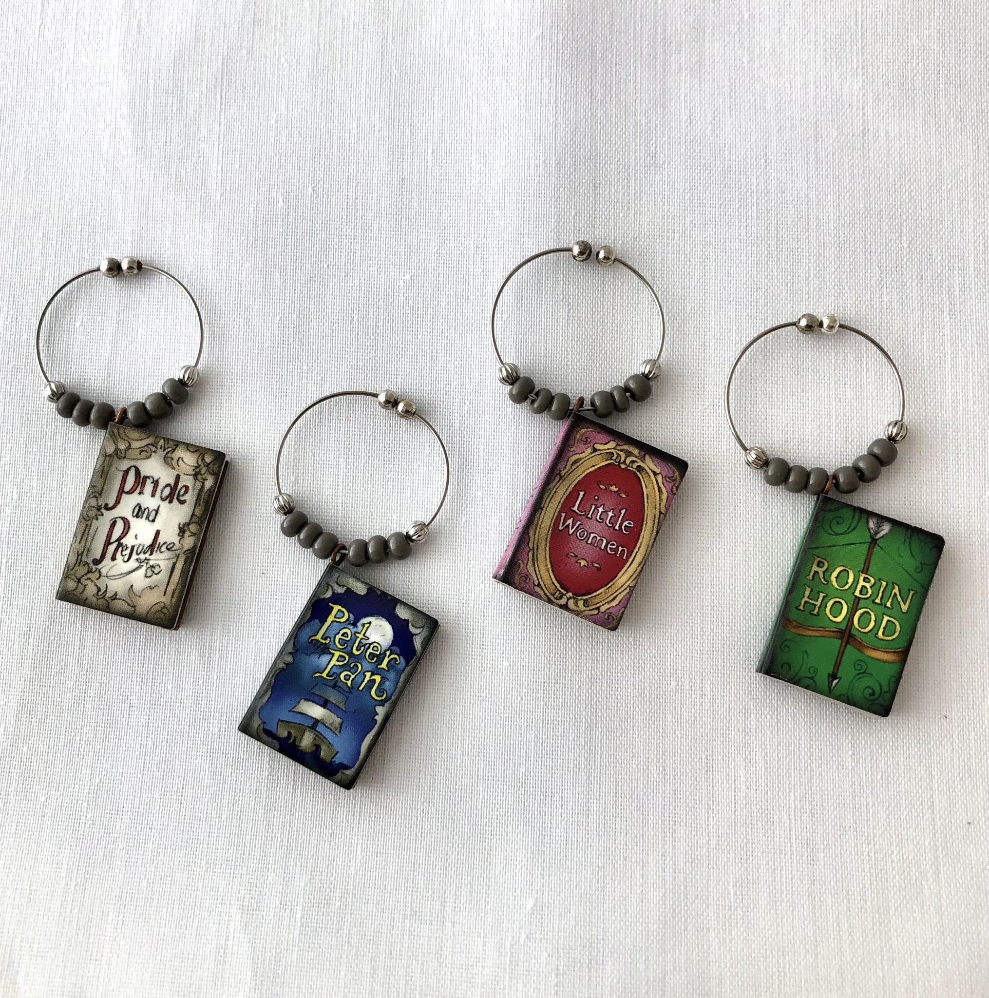 Buy Handmade Wine Glass Charms | 101 Wine Street